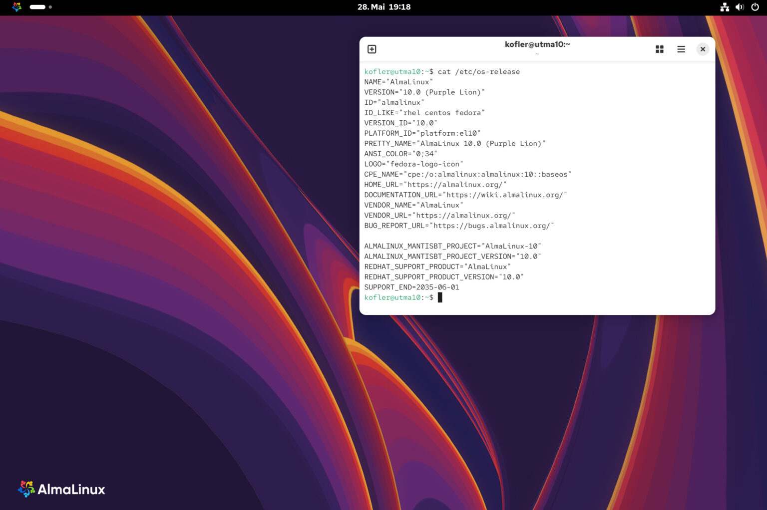 AlmaLinux 10 | kofler.info