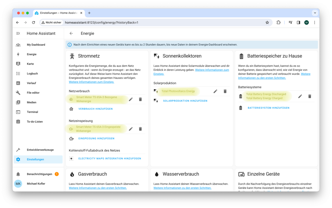 Fronius Wechselrichter in Home Assistant einbinden | kofler.info