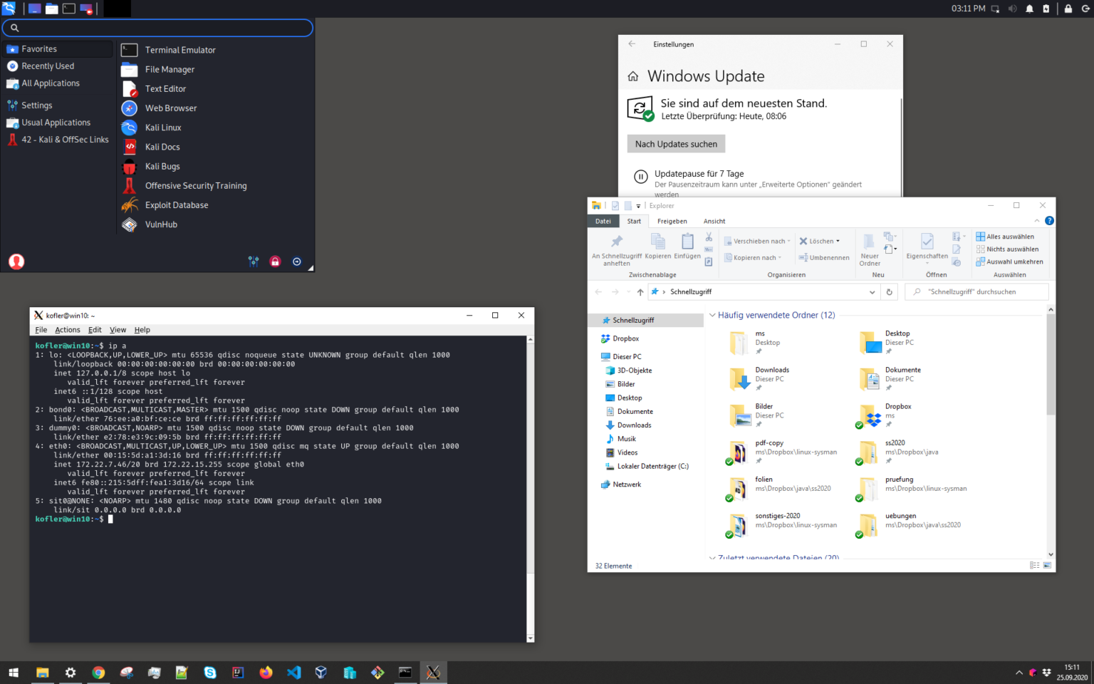 Kali Linux unter Windows (WSL2) im Grafikmodus | kofler.info