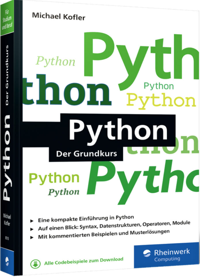 📚 Python (2. Aufl.) erschienen | kofler.info