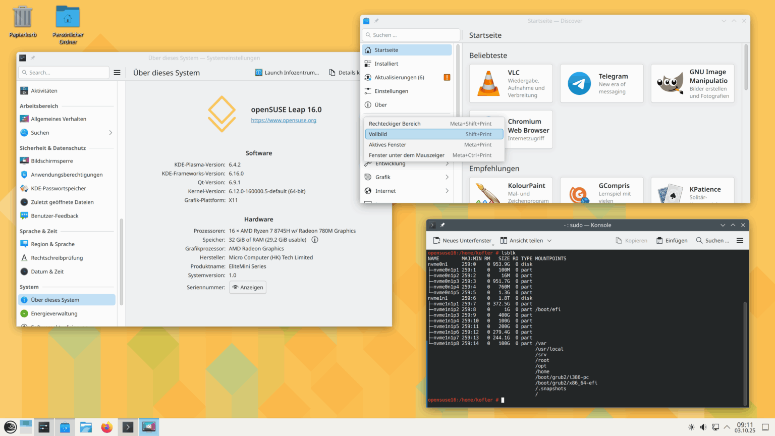openSUSE Leap 16 | kofler.info