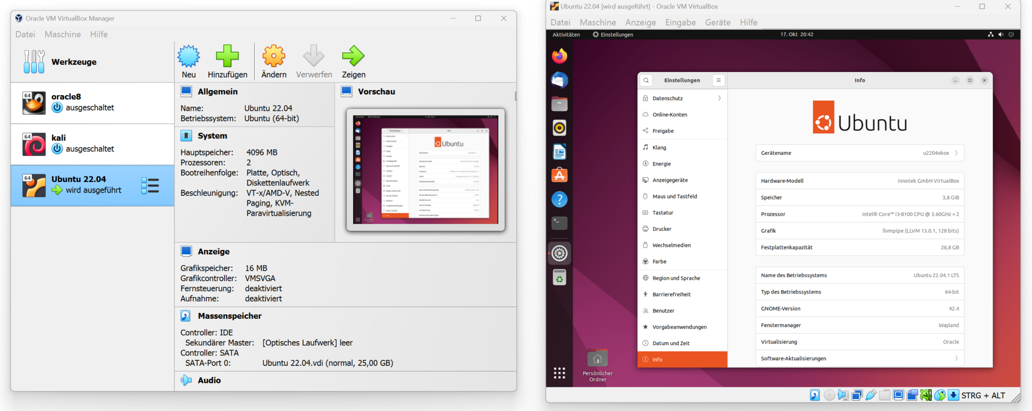 Ubuntu 22.04 in VirtualBox (Windows-Host) installieren | kofler.info